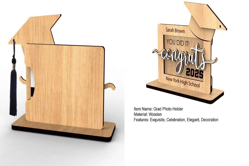 smiles| Graduation Gift Card Holder Graduation Cap Frame Class of 2025 ...