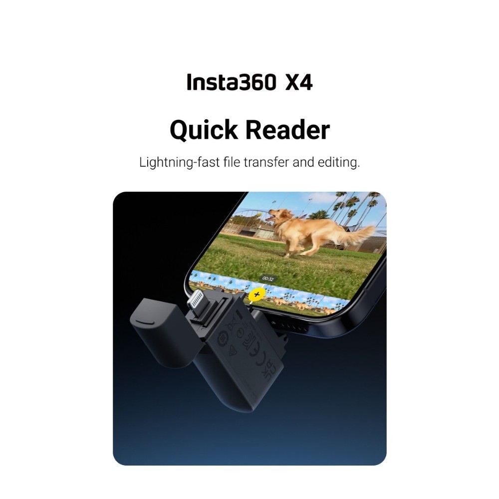 【Original new】Insta360 X4 Quick Reader plug-and-play storage module, Insta360 X4 action camera ...