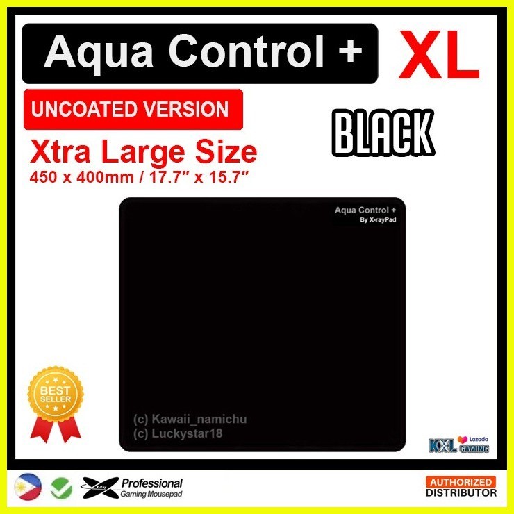 ♒ [PH] [XL] X-raypad Aqua Control Plus Gaming Mouse Pad - Black (like ...