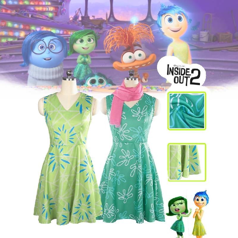 Inside Out 2 Theme Anime Role Playing Costume Set Cosplay Clothing Girl ...