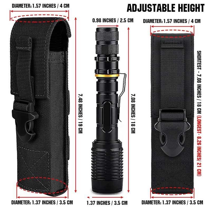 Flashlight * Pouch Holster Case Belt Pouch Molle Organizer Pouch EMT ...