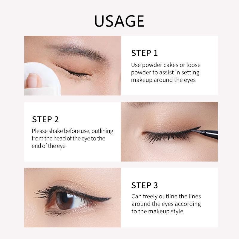 ZEESEA 0.01mm Liquid Eyeliner Waterproof Long Lasting Eye Makeup Quick-Dry Black | Shopee ...