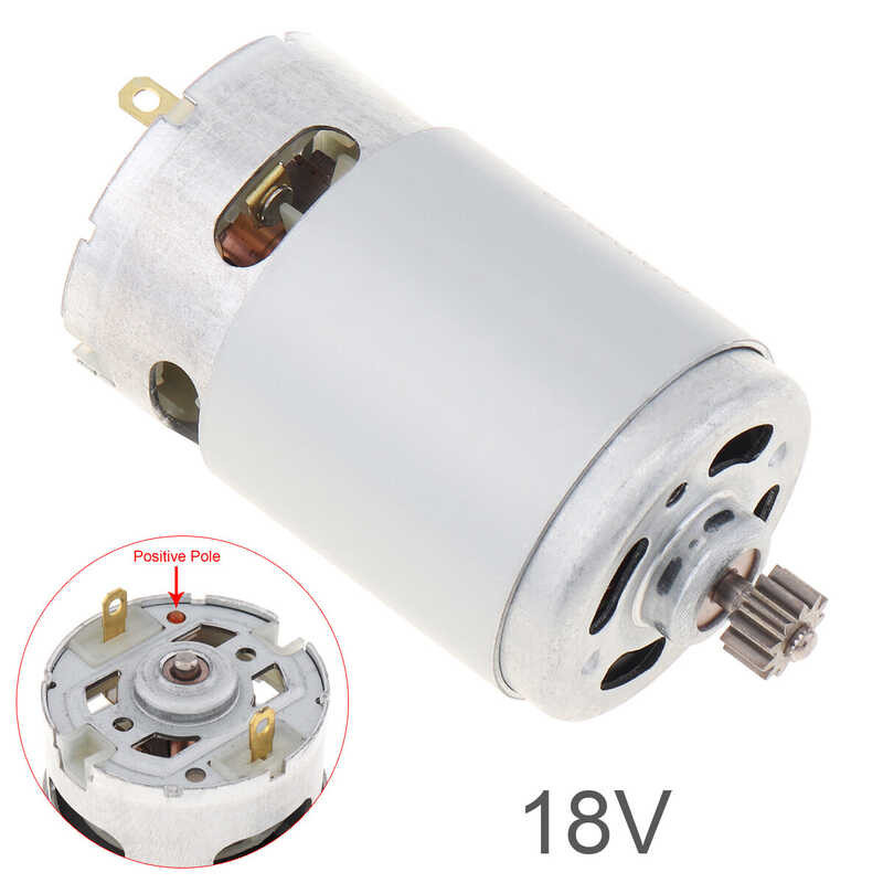 RS550 18V DC Motor 11 Teeth Two-speed High Torque Gear Box para sa ...