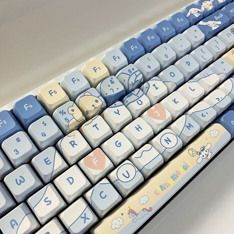 Cinnamoroll Sanrio Keycaps 137 Keys MDA Profile PBT Five-side Dye ...