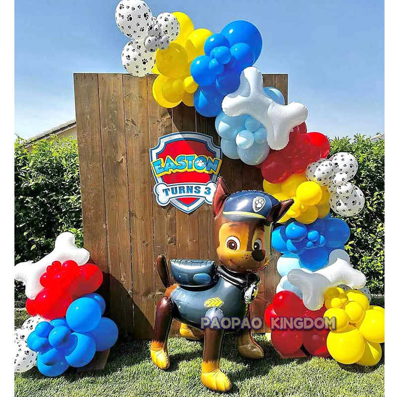 Balloon PAW Patrol Garland Arch Kit Party Decorations PAW Patrol Birthday Party Dog Balloon Kids ...