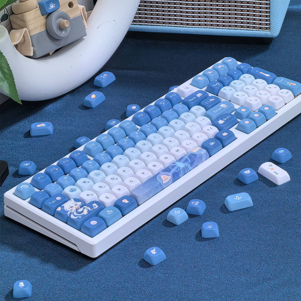 Genshin Impact Furina Meow Original Keycap MOA Profile Five-side ...