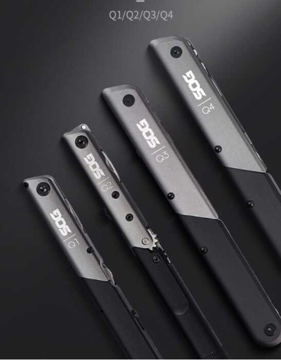 Folding Pen SOG Q1 Q2 Q3 Q4 Urban Multi-Tool Bottle Opener LED ...