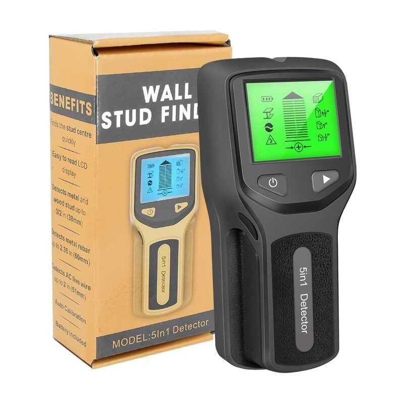 Handheld Professional Digital Multiftion Wall Detector Live Wires Cable ...