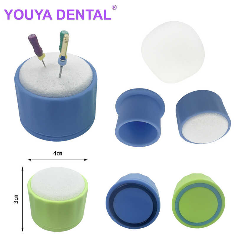 1Pcs Dental Autoclavable Round Endo Stand Sponge Canal Holder Root ...