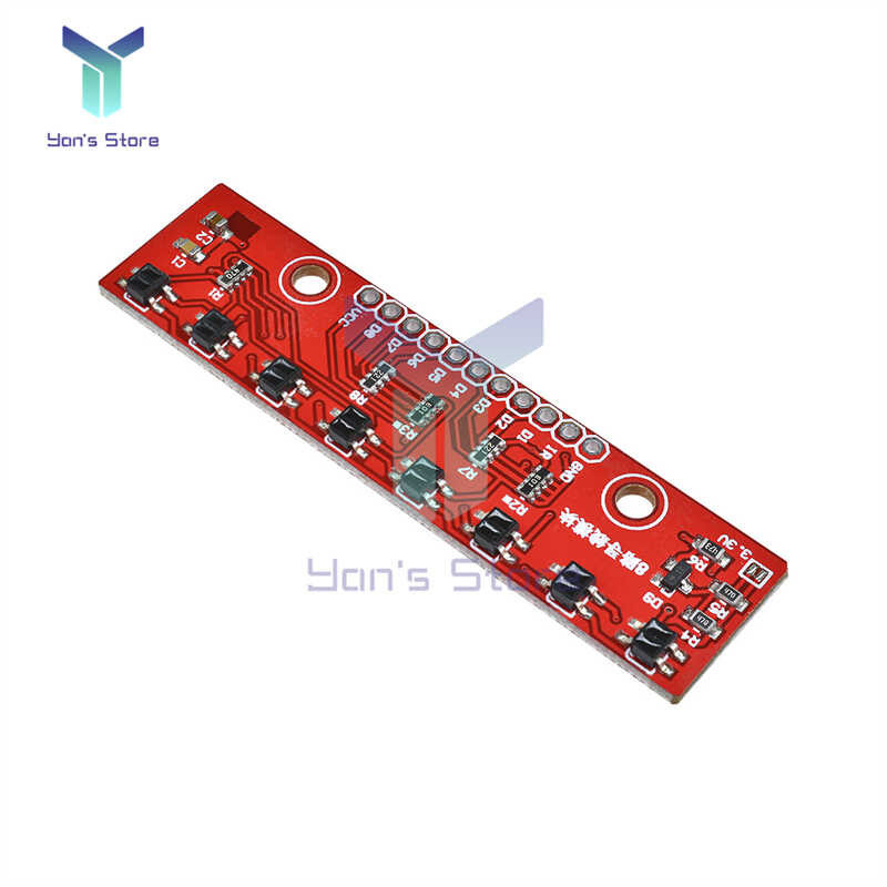 8 Channel IR Infred Tracking Barrier Line Track Sensor Module Detection Board DIY For Arduino ...