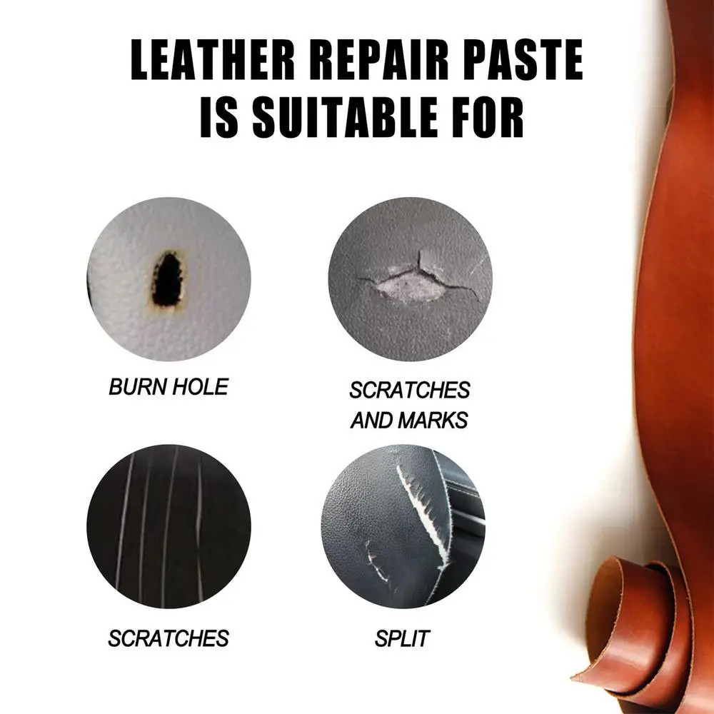 Leather Filling Paste Natural Leather Filler Repair Compound Leather ...