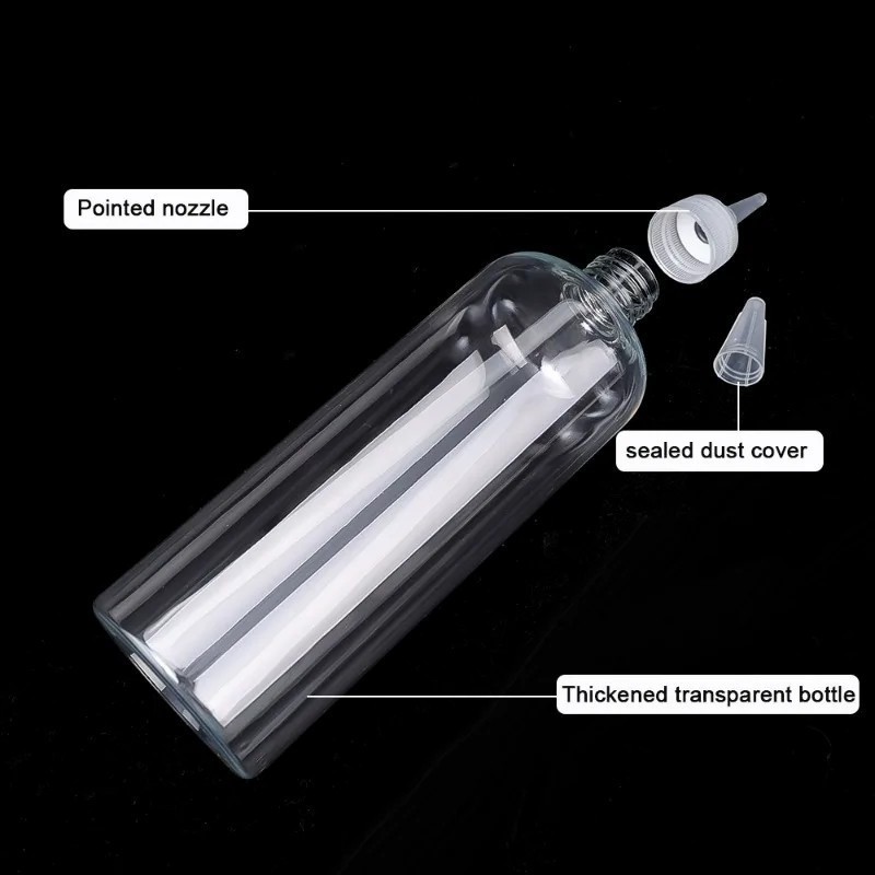 500/1000ml Transparent Squeeze Bottle - Ink Glue Container - Plastic ...