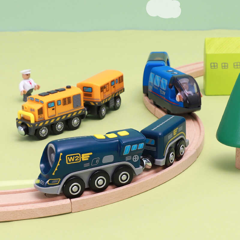 268 Battery Operated Locomotive Set Powerful Engine Bullet Electric ...