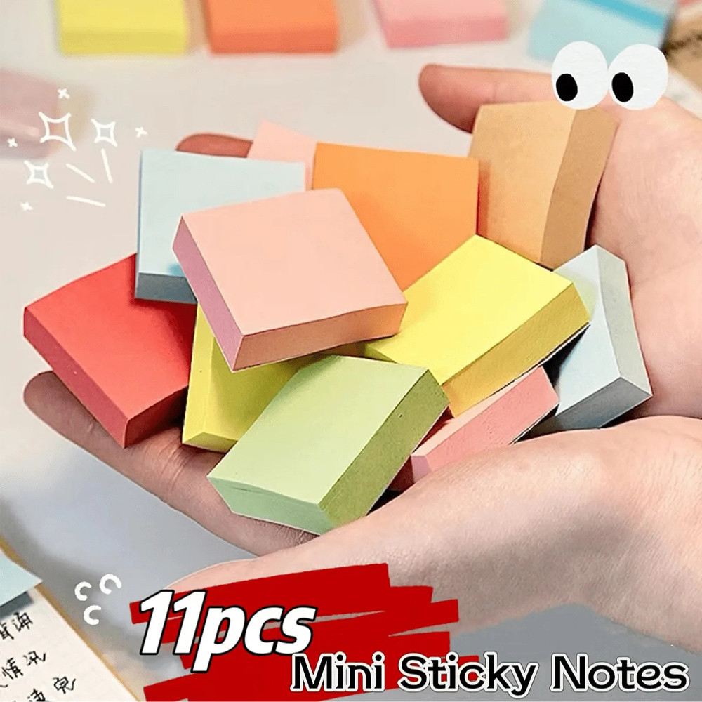 Mini Square Sticky Notes / Kawaii Stationery Index Label Bookmarks for ...