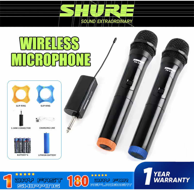 SHURE BLX-238 Wireless microphone for bluetooth speaker HD Sound ...