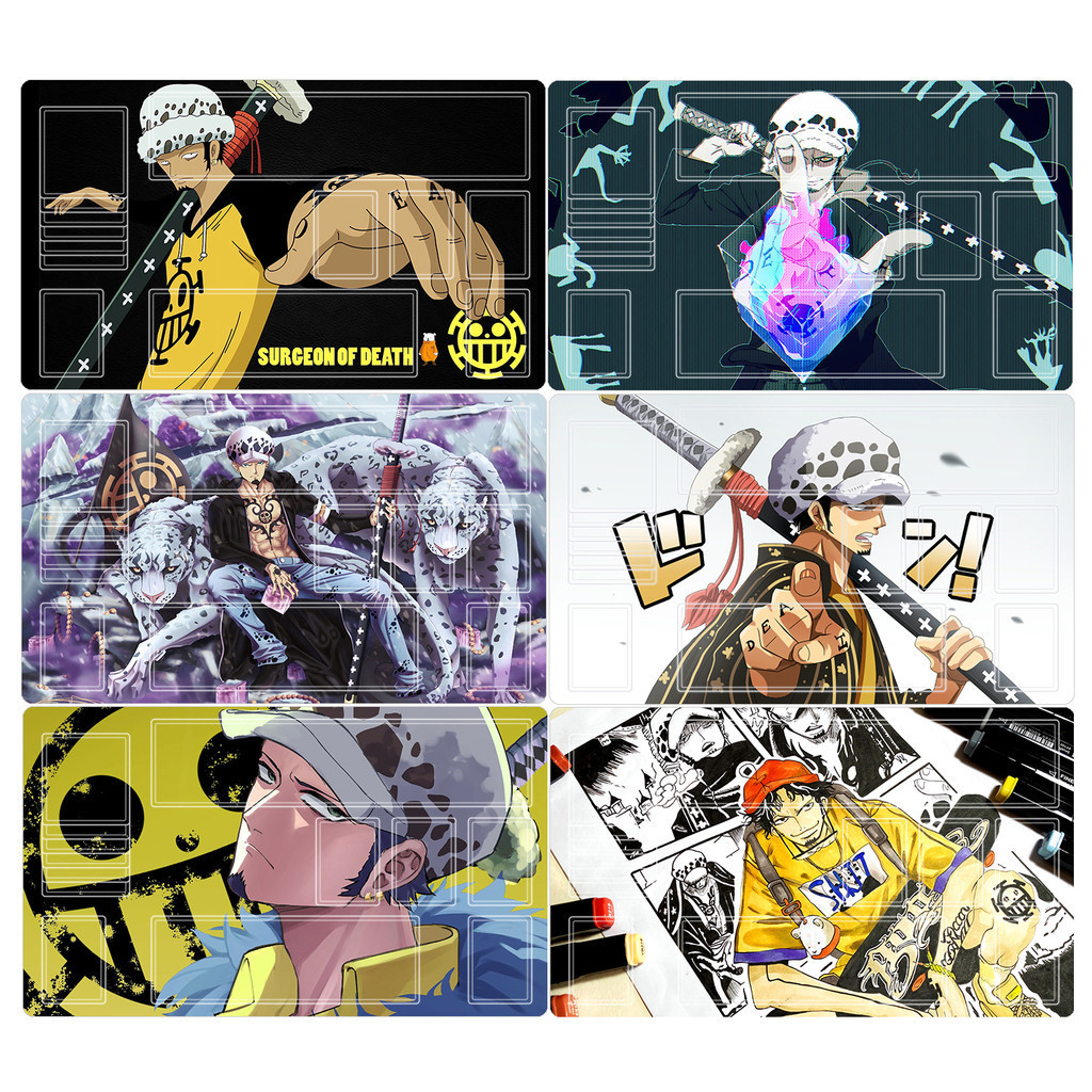 400X600X2Mm One Piece Trafalgar Law Opcg Battle Table Mat Individual ...