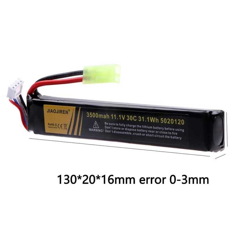 3S 11.1V 3500mAh 30C 5020120 RC Water Airsoft LiPo battery for Airsoft ...