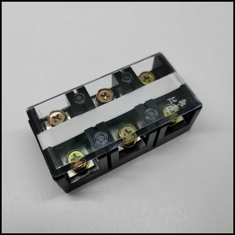 Terminal block terminal post TC 60A 3 sections 600V 3P all copper ...