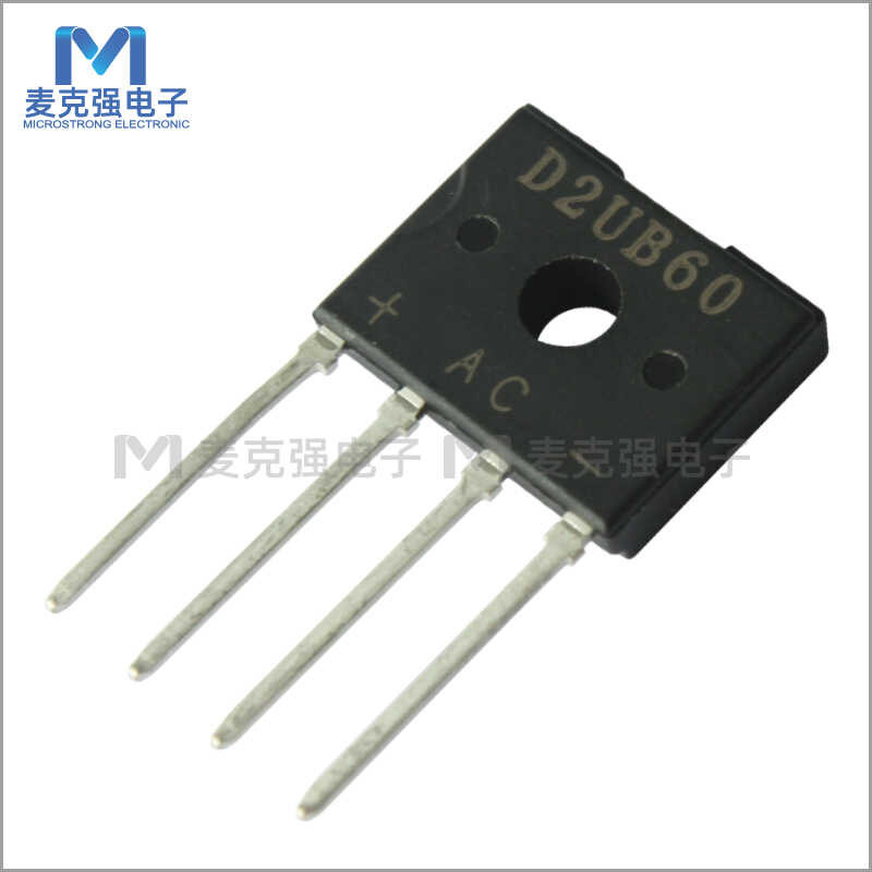 Direct insertion rectifier stack D2UB60 specification 2A/600V flat ...