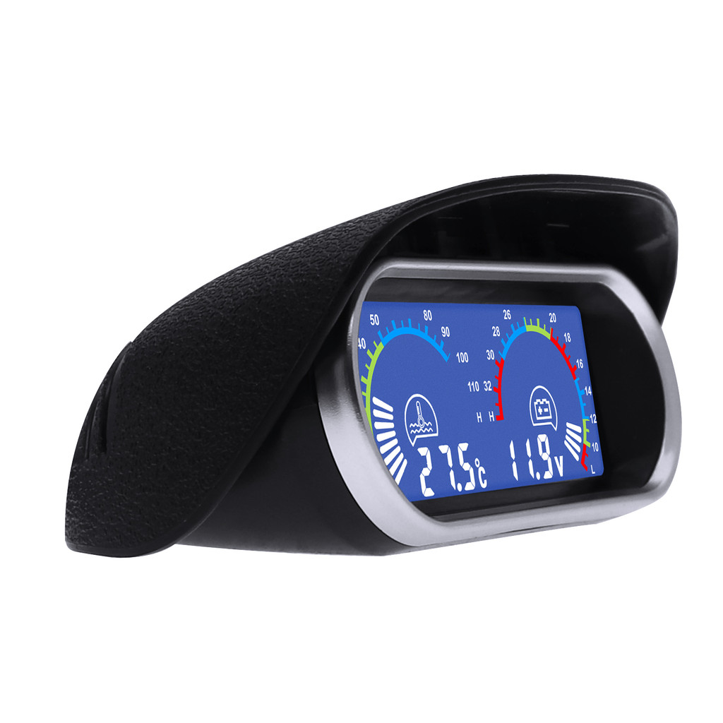 2 in 1 LCD Car Water Temp Gauge Water Temperature Sensor 10mm Meter ...