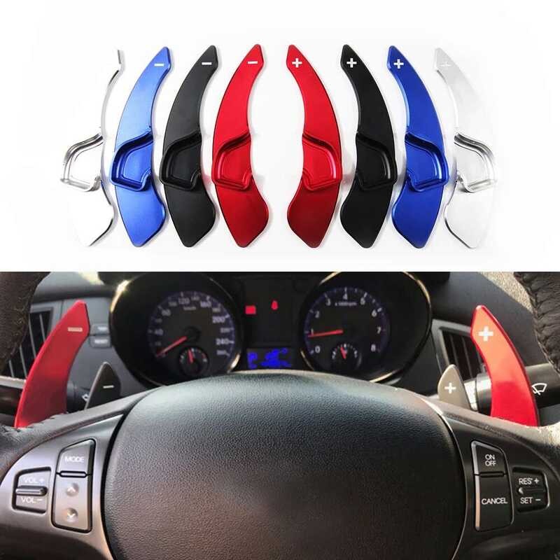 Aluminum Car Alloy Steering Wheel Shift Paddle Shifter Extension For ...