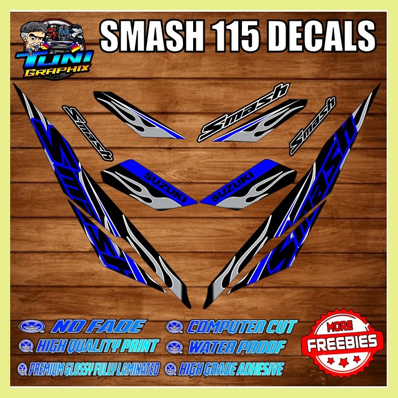 ∠ SMASH 115 FIRE Tribal Stock Decals with Freebies | Shopee Philippines