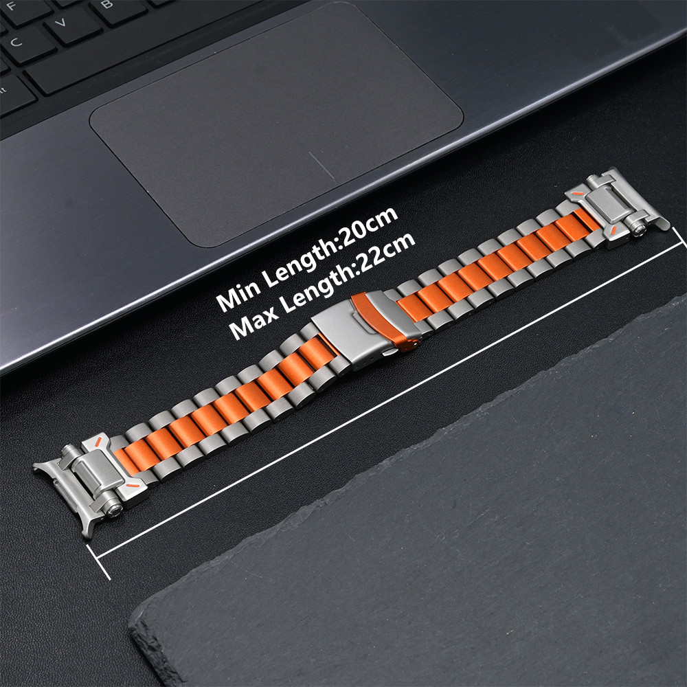Titanium No Gaps Band for Samsung Galaxy Ultra Watch 47mm Business ...