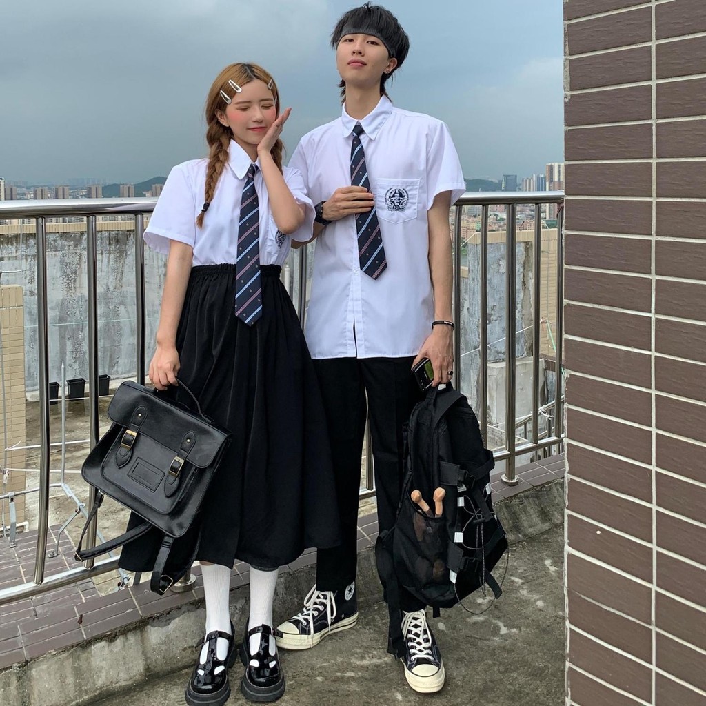Korean Version Summer Class Uniform Suit British Preppy Style Junior ...