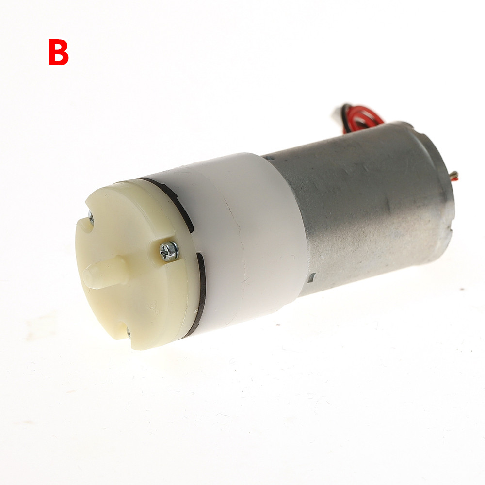 DC 3V 3.7V 5V 6V 12V Micro Mini 370 Motor Diaphragm Air Pump Vacuum Pump Negative Pressure ...
