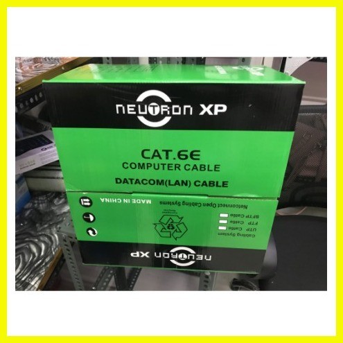 Neutron XP CAT5e And Cat6 Cable internet cable utp cable Computer Cable 300m ( 1 Box ) | Shopee ...