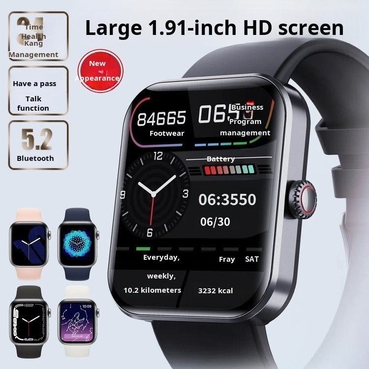 Smart Glucose Watch Health Management Painless Smartwatch Management ...
