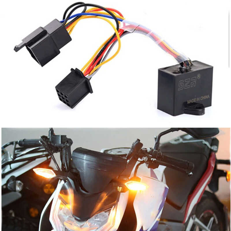 Turn Signal Motorcycle Flasher Light Switch Double Flash Function ...