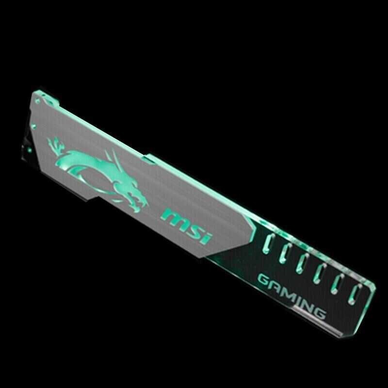 Graphics Card Bracket VGA Support Frame GPU Holder ROG 12V 4Pin Rgb/5V ...