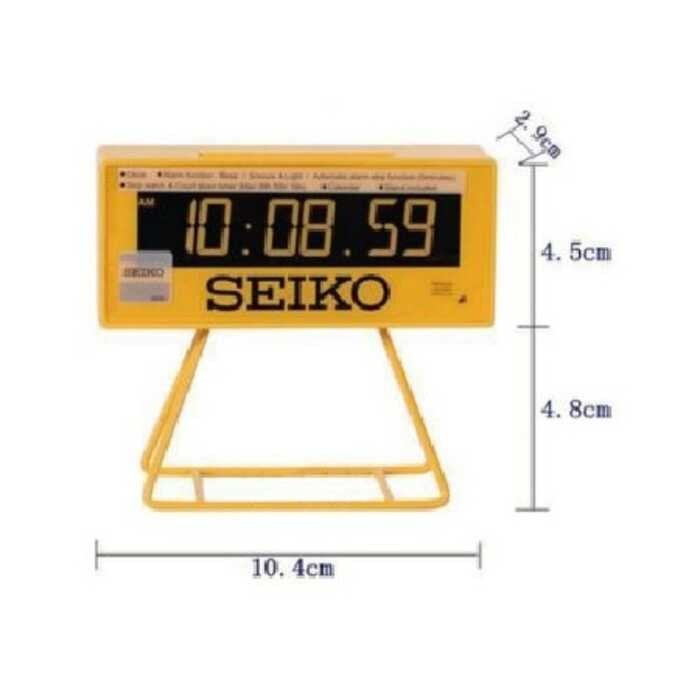 Qhl062y Marathon Seiko Edition Timer & Alarm Clock (Dilaw) | Shopee ...