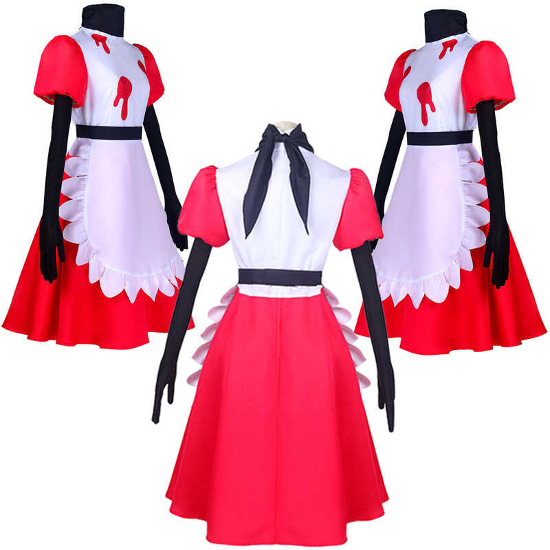 Cosplay Anime Niffty Hazzbin Cartoon Hotel Roleplay Dress Costume Women ...