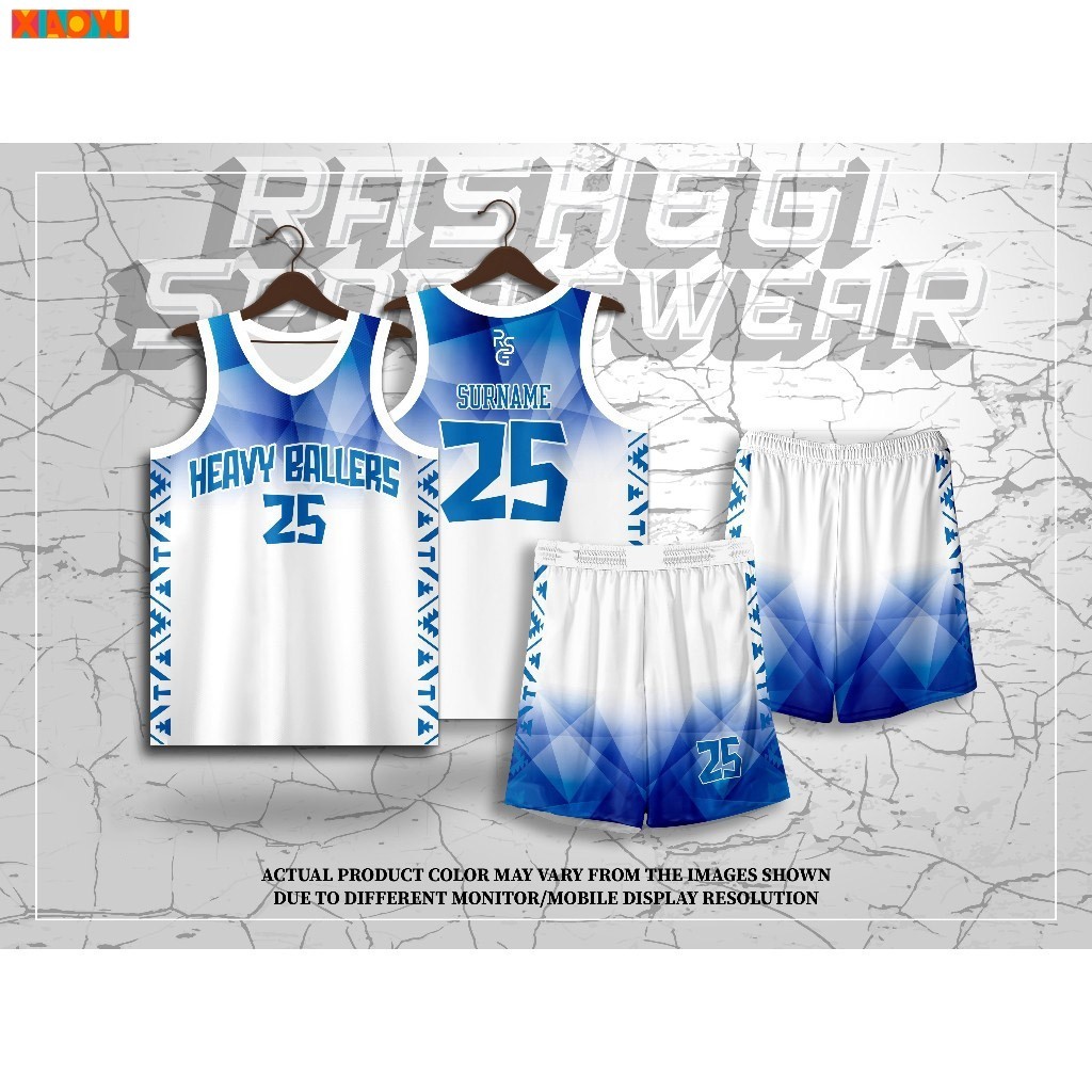 2024 Jersey Full Sublimation White and Blue with Triangles ( Free ...