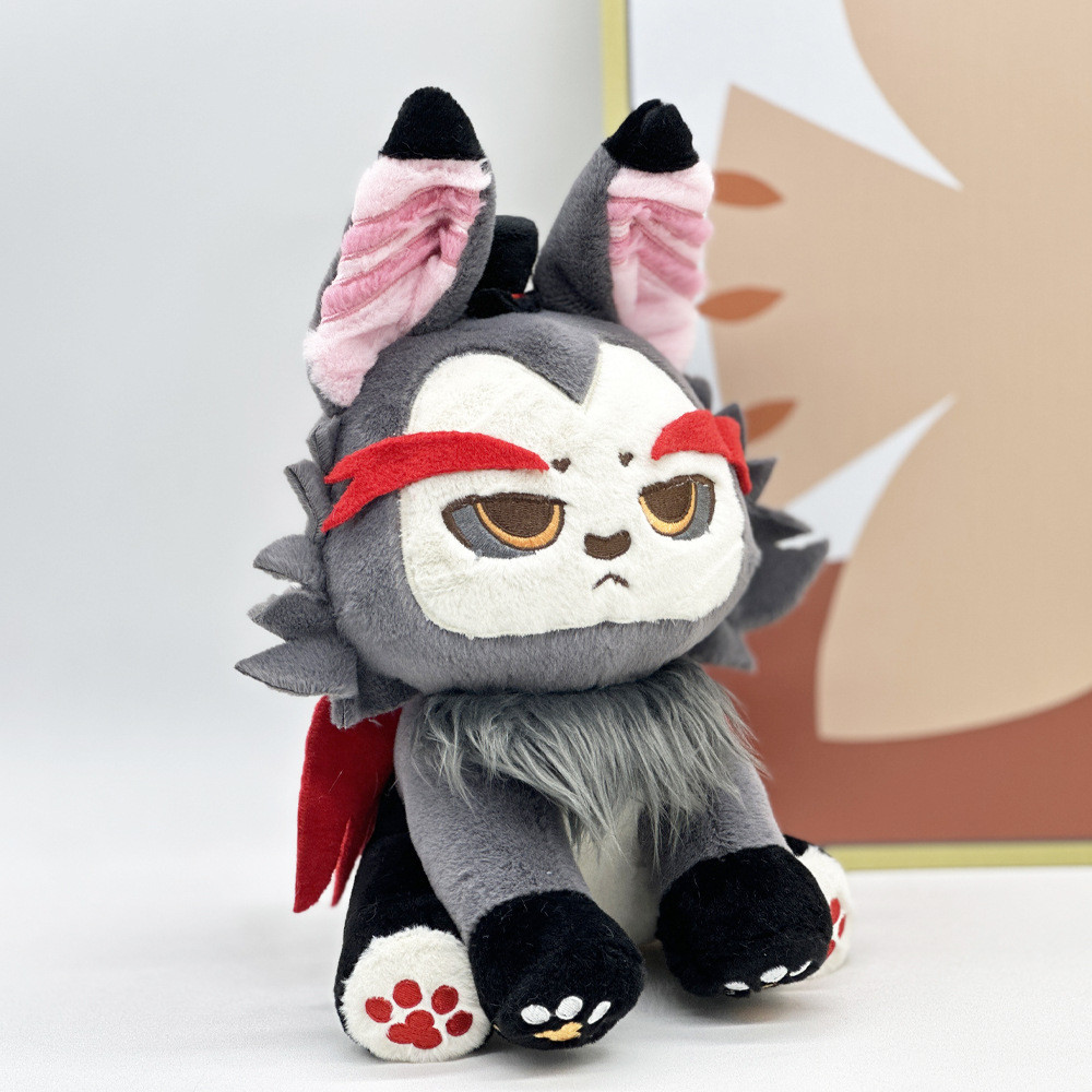 Husk Meow Plush,Hazbin Hotel Stuffed Plush Dolls Gift For Kids Home ...