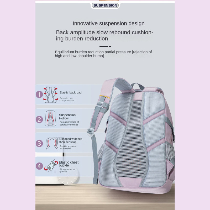 UISN #B4016 Good qaulity Bagpack single size 17 inch Ultra light spine ...