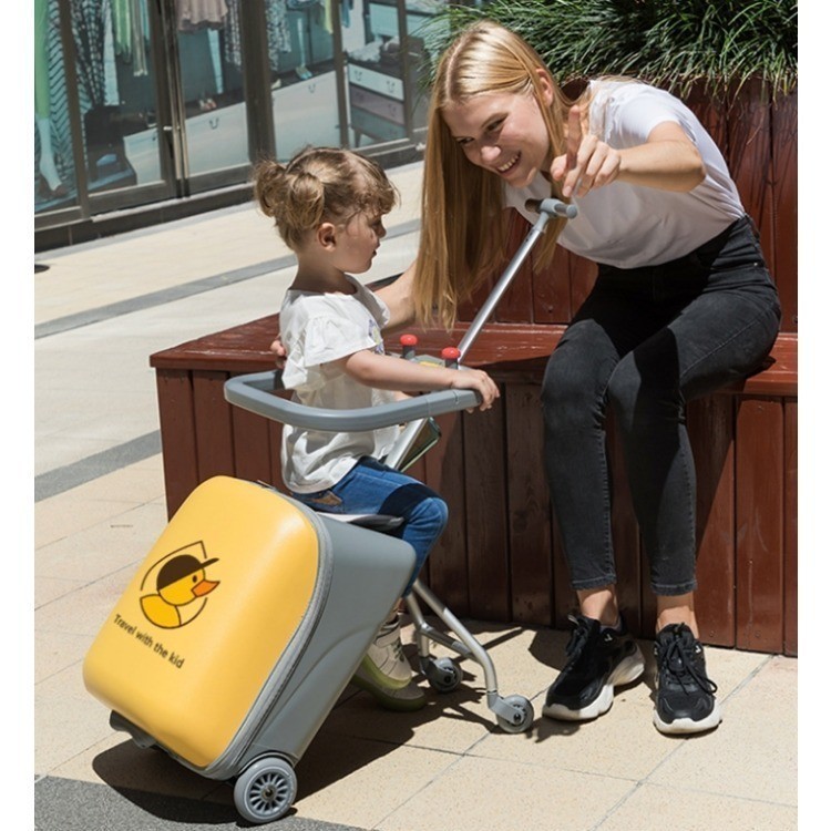 Qbox Luggage Children Can Sit Walk Baby Box with Lock with Brake 20 ...