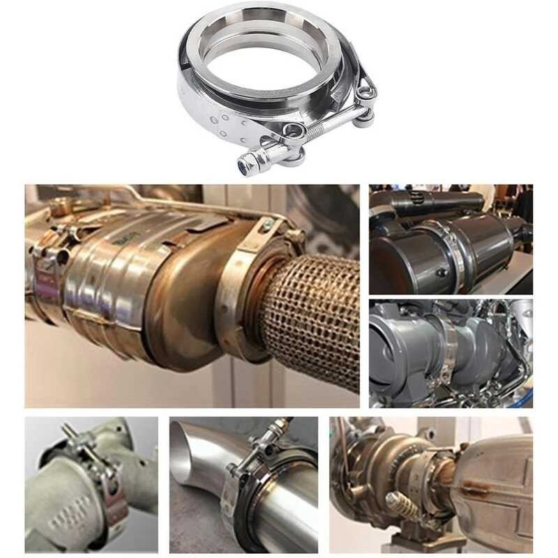304 Steel Car 3" V Band Flange V-Band Pipe Turbo 2.5" Clamp 76Mm Clamp ...