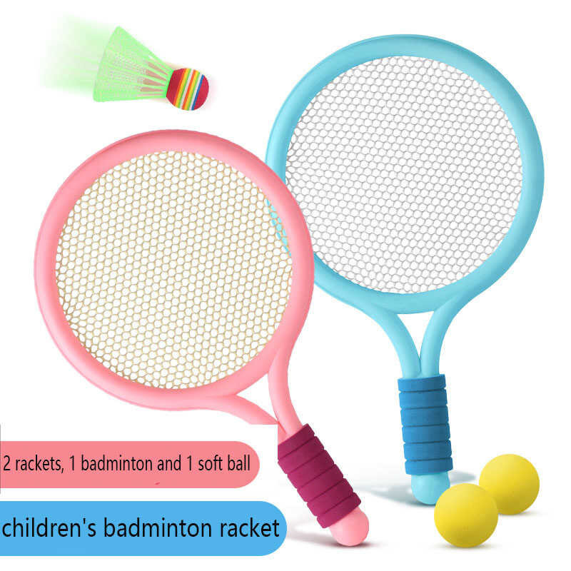 Ang badminton bata ay naglagay interaktibong kagamitan mga magulang ...