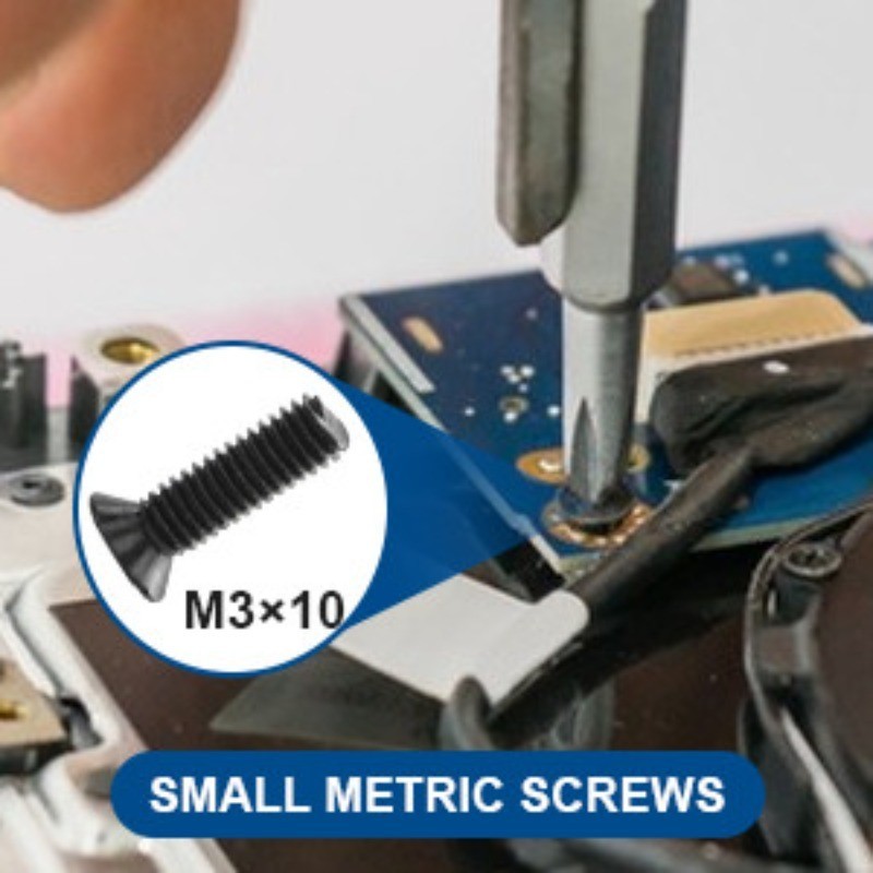 Laptop Screw Set, M2 M2.5 M3 Countersunk Head Flat Head Philips Slot ...