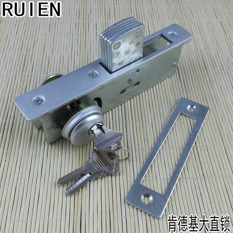 Heavy duty KFC aluminum alloy large open door lock, framed door, floor ...