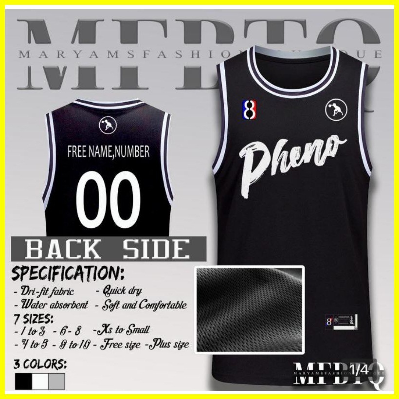 Pheno Jersey Mavs Phenomenal ,BLACK JERSEY, PLAIN & CUSTOMIZE (INSPIRED ...