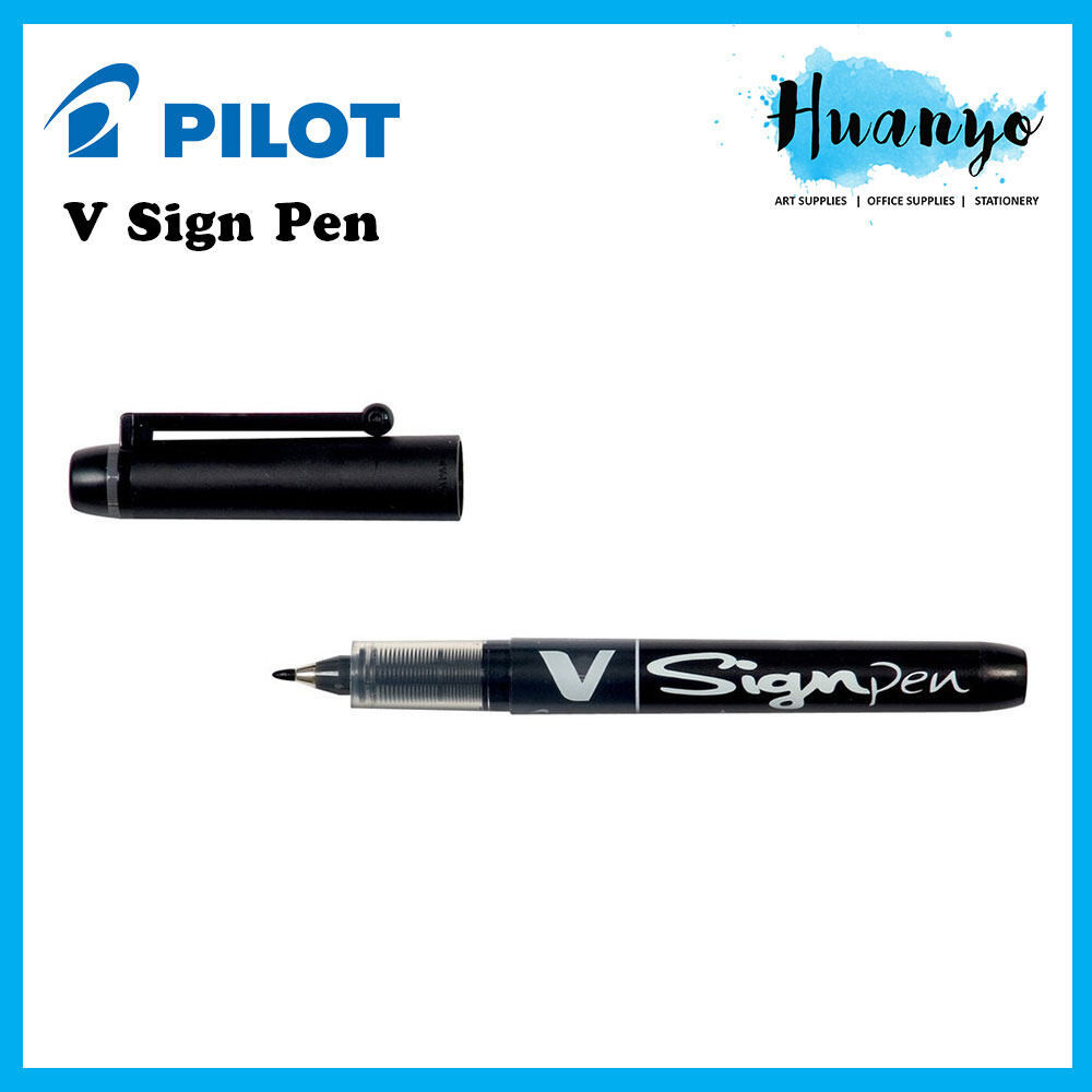 Pilot V Sign Signature Pen 2.0MM (Black/Blue/Red Ink) | Shopee Philippines