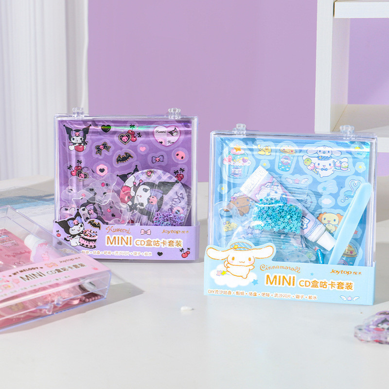 Joytop Yuemu Sanrio Guka Sticker Set With Diy Kuromi Guka CD Box ...
