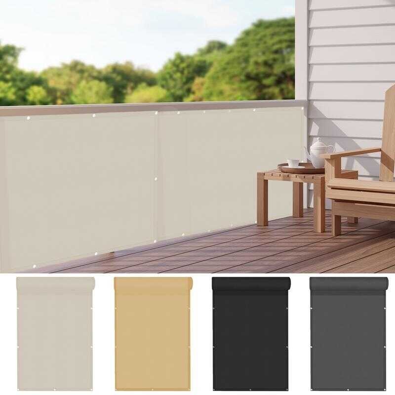 Sunshade Net Ventilation Privacy Screen Oxford Cloth Balcony Fence ...