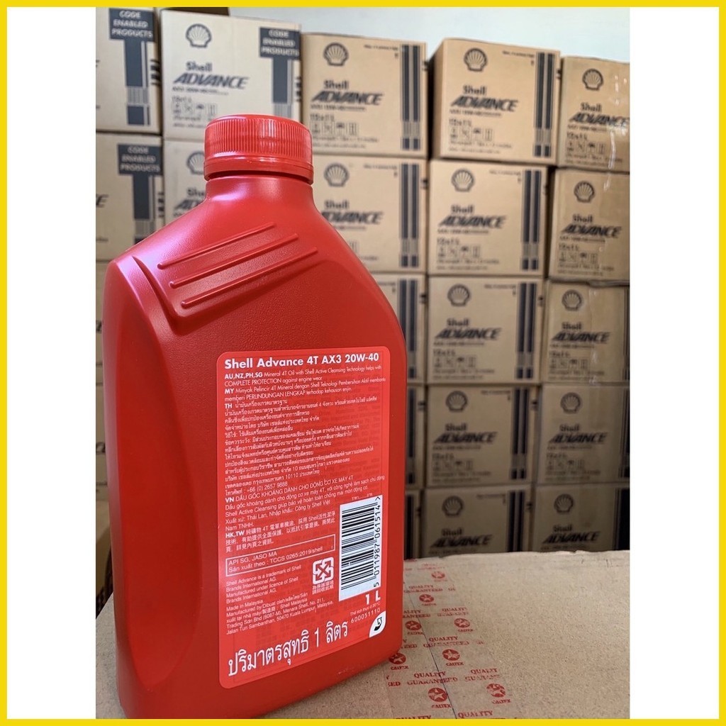 SHELL Advance AX3 20W-40 4T (1L) | Shopee Philippines
