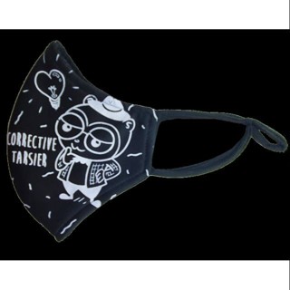 ☂ Corrective Tarsier B&W Face Mask | Shopee Philippines