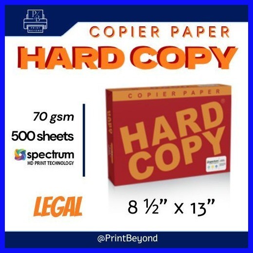 Hard Copy Bond Paper (Letter, A4, Legal) | Shopee Philippines